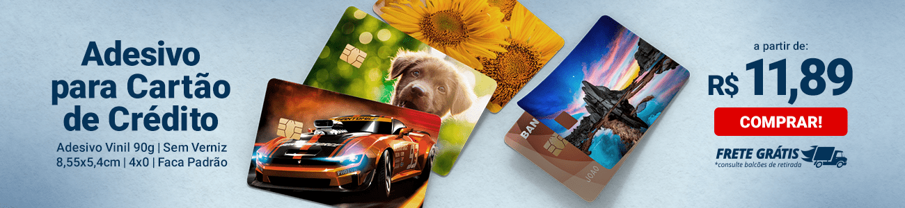 Atual Card | Impressão Offset e Digital | Gráfica Online